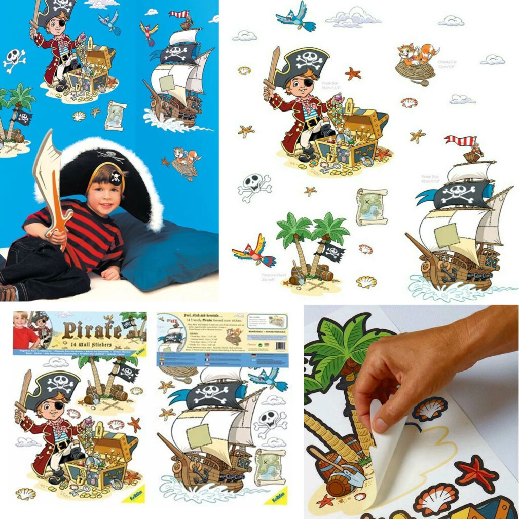 Pirate Room Stickers - 4003 - Playit Store