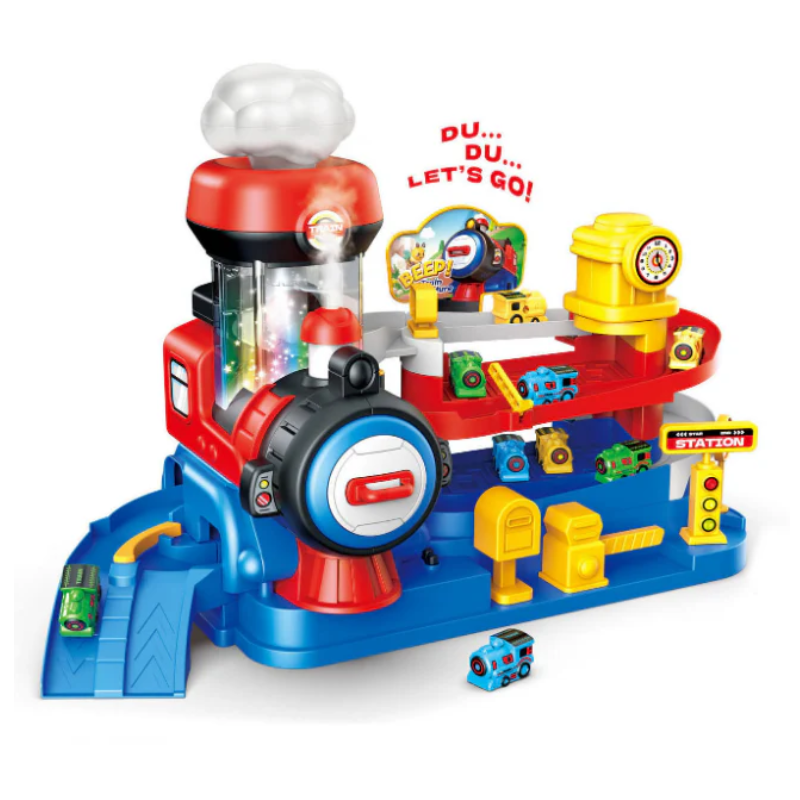 Electric Spray Train Adventure Track Set - Playit Store